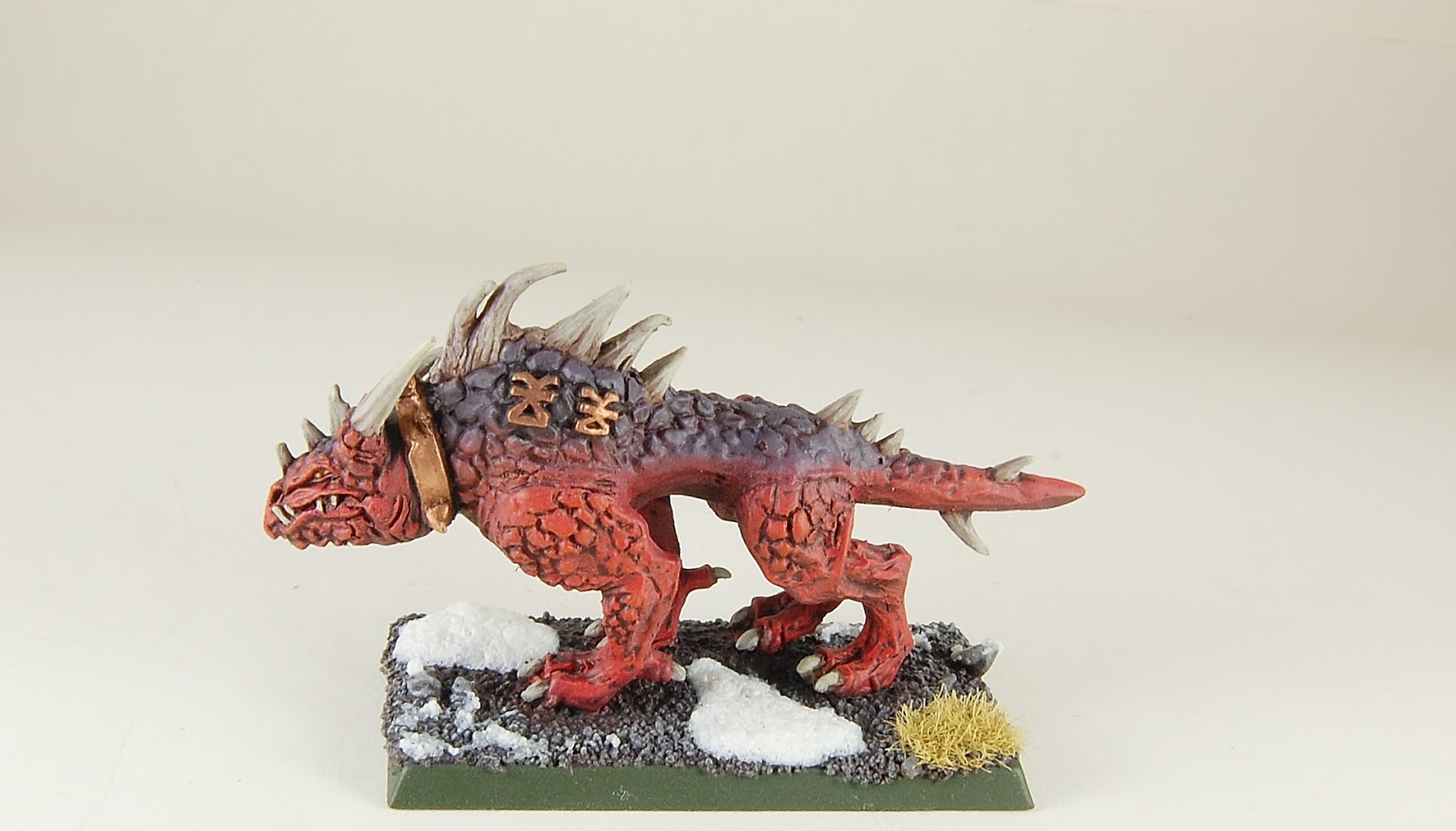 122nd Cadian : Greek Warhammer 40K adventures: More Flesh Hounds Painted