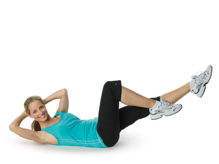 Get In Shape!: Most Effective Ab Exercise : Bicycle Maneuver