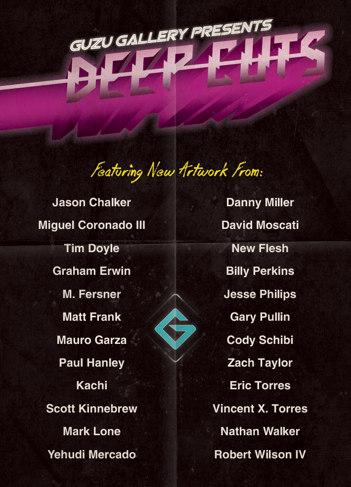 INSIDE THE ROCK POSTER FRAME BLOG: Guzu Gallery Presents: Deep Cuts ...