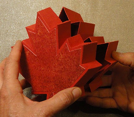Needles 'n' Knowledge: Maple Leaf 3D Box Tutorial
