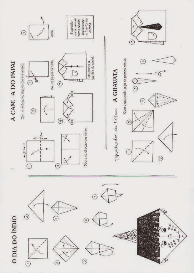 bloguinho de atividades: COMO FAZER DOBRADURAS DE PAPEL, "ORIGAMI ...