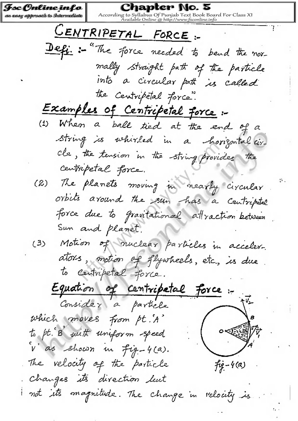 Physics Practicals : CHAPTER 5 (CIRCULAR MOTION)