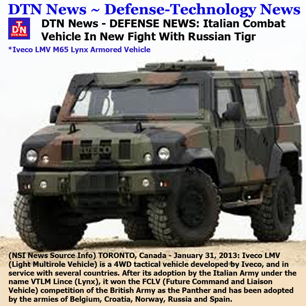 Asian Defense News: DTN News - DEFENSE NEWS: Italian Combat Vehicle In ...