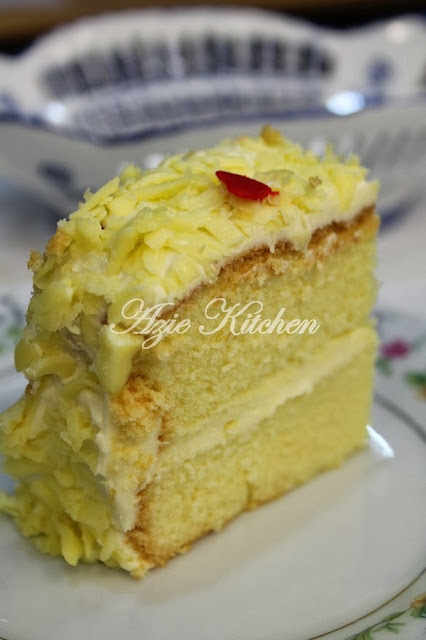 Kek Snow Cheese Untuk Meraikan Majlis Harijadi - Azie Kitchen