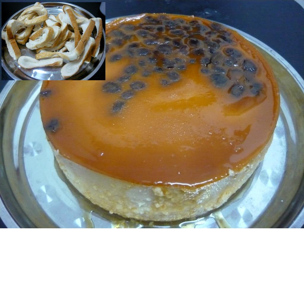 puding roti karamel
