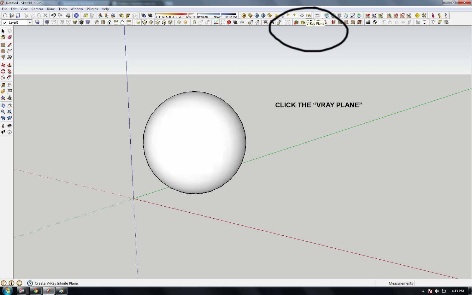 SKETCHUP TEXTURE: Tutorial in HDRI Environment with shadows in vray for ...