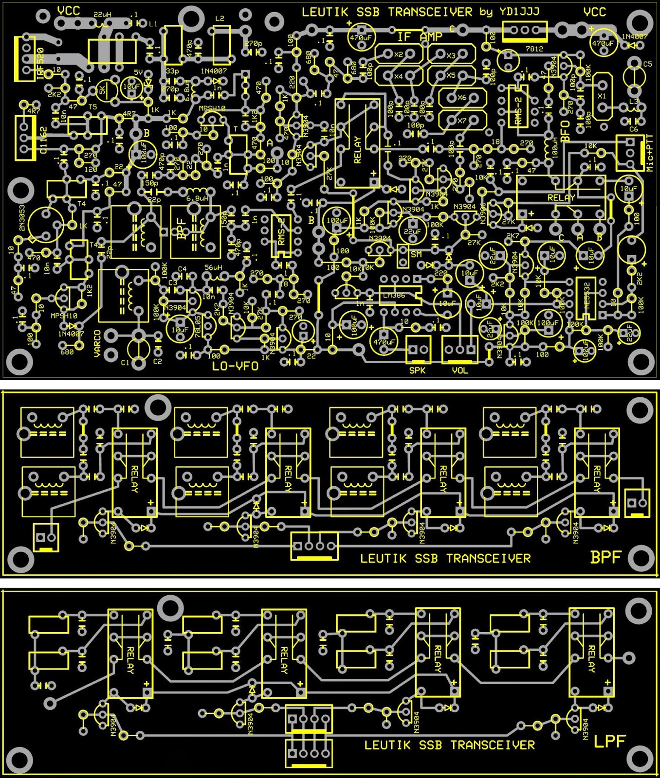 BLEKOK QRP by YD1JJJ: LETIK 15W 40M SSB TRANSCEIVER