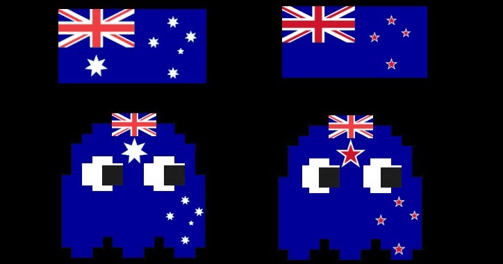 The Voice of Vexillology, Flags & Heraldry: Pac-Man Ghosts for ...