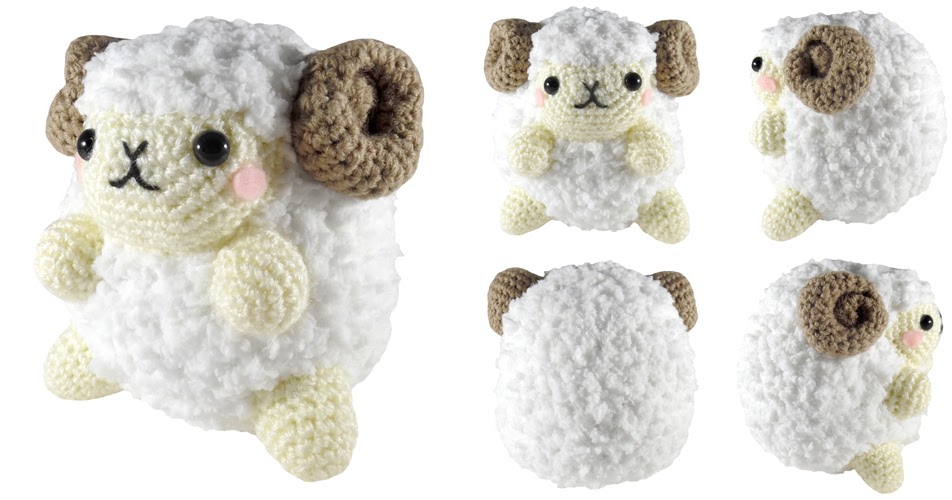 i crochet things: Pattern: Fluffy Ram Amigurumi