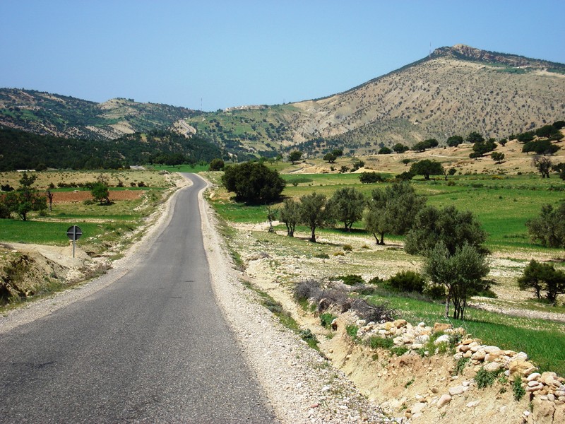 la région de Haha à vélo: La Route de Takoucht à Ait Daoud