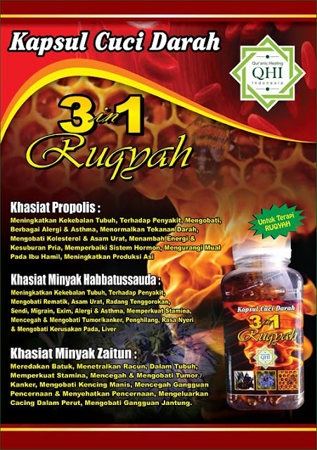 Testimoni Kapsul Cuci Darah 3in1 ~ RUQYAH DAN HERBAL