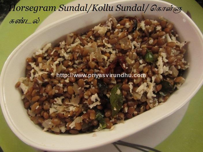 Priya's Virundhu: Sundal Varieties