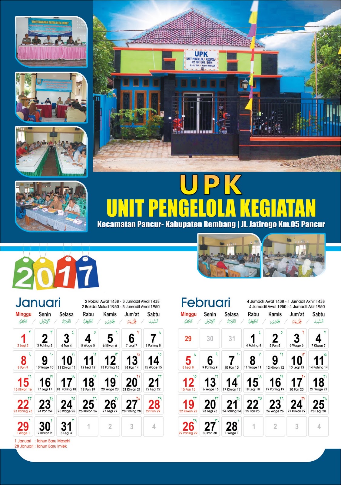 72+ Contoh Desain Kalender Sekolah
