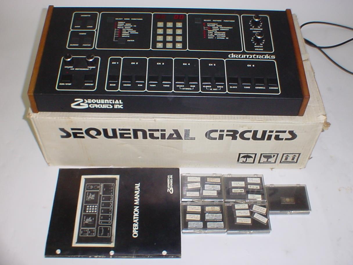 MATRIXSYNTH: Sequential Circuits DrumTraks with Original Box & Extras