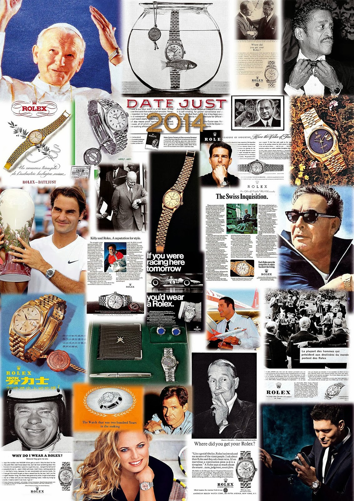 Welcome to RolexMagazine.com: John Goldberger's 2014 Rolex Calendar