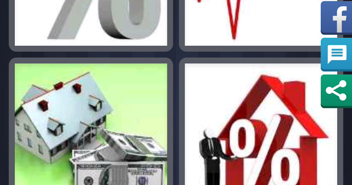 4 Pics 1 Word Answers Solutions: LEVEL 417 RATE