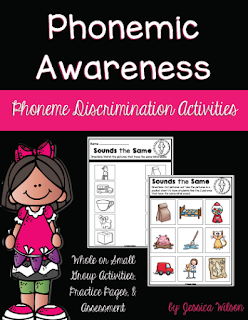Sparking a Love for Learning: Phonemic Awareness - Phoneme Discrimination