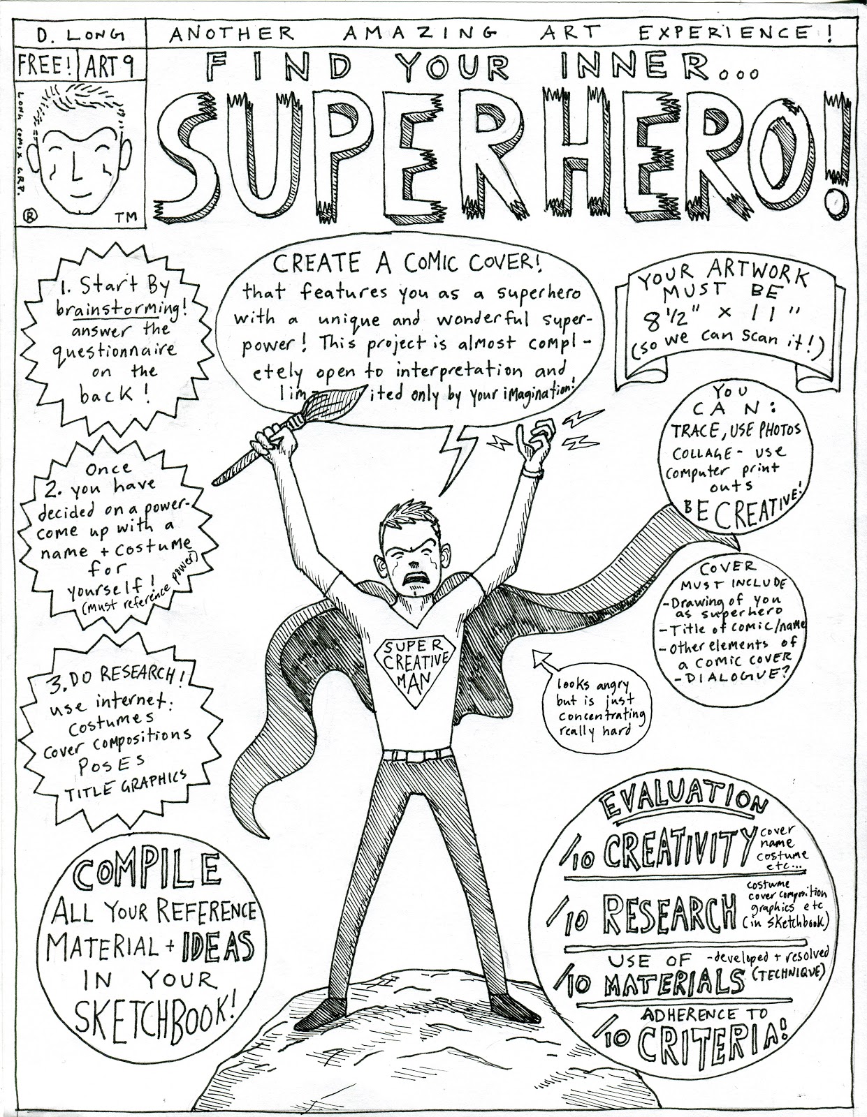 Superhero Drawing Ideas