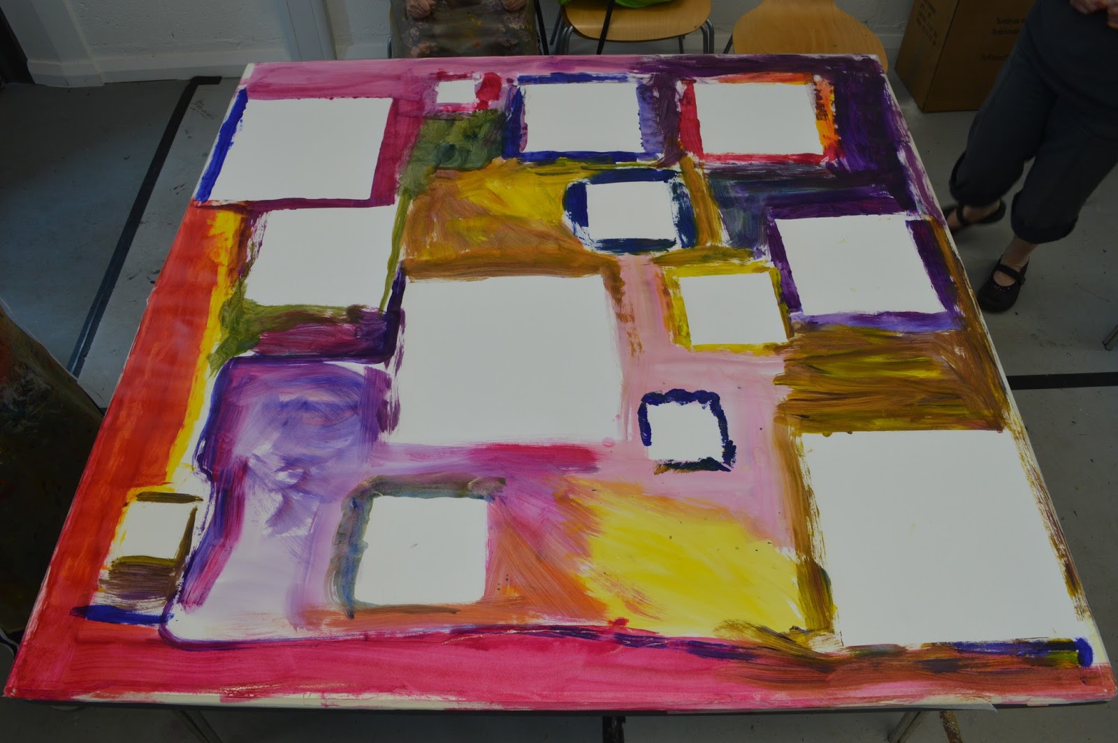 LEVEL Visual Arts: Positive and Negative Space - group composition 29 ...