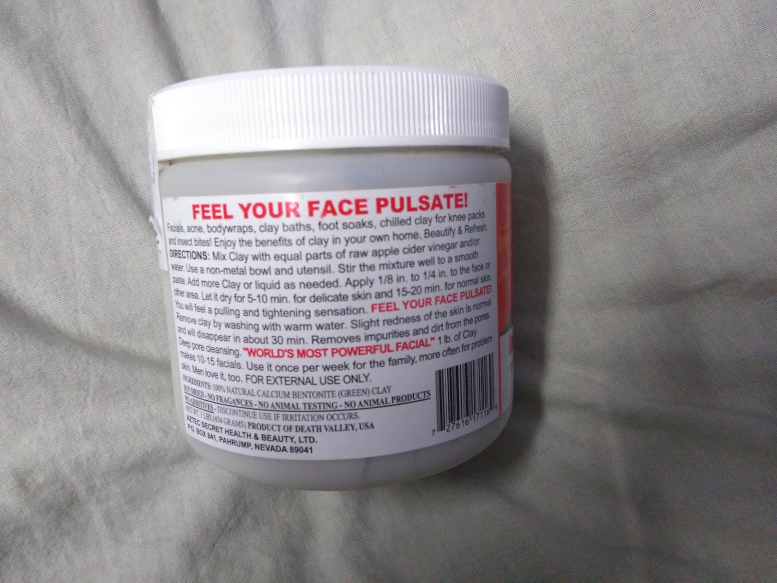 Aztec Secret Indian Healing Clay: World's Most Powerful Facial