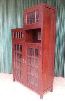 STUDIO ANTIQUE: LEMARI GENDONG PAJANG, KACA BEFEL 15321 SeUXI - LUX KK ...