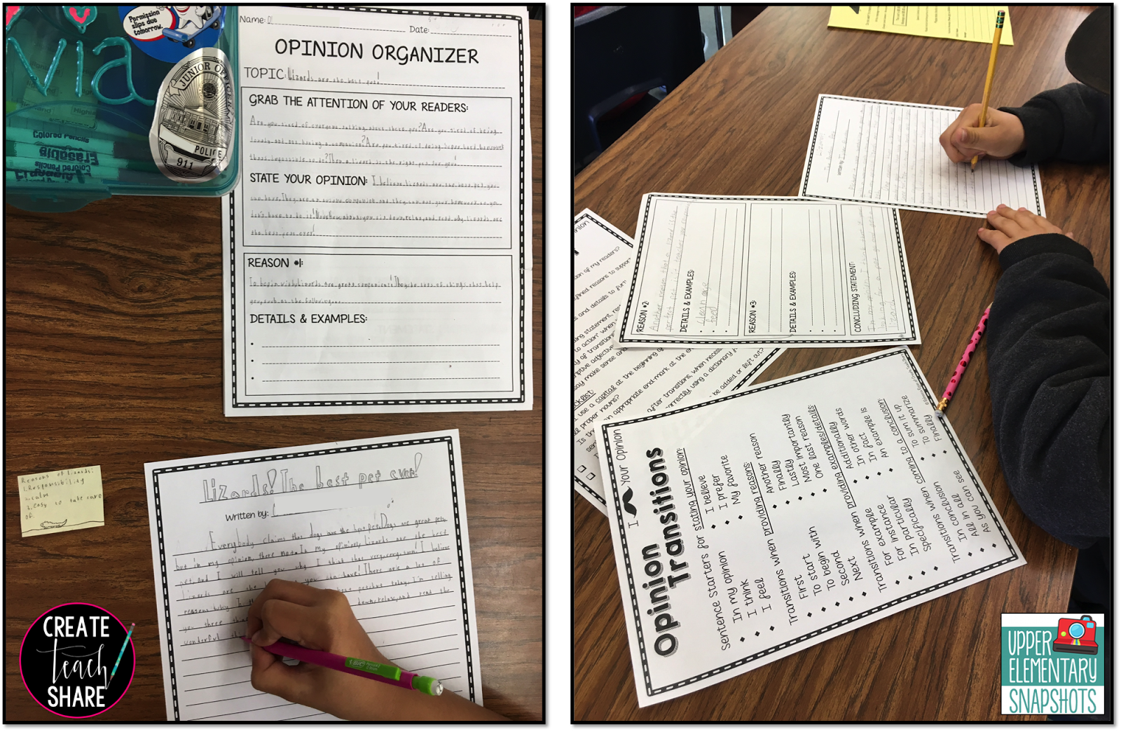 Opinion Writing: A Collaborative Approach | Upper Elementary Snapshots