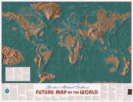 Map of the world after pole shift - econolomi