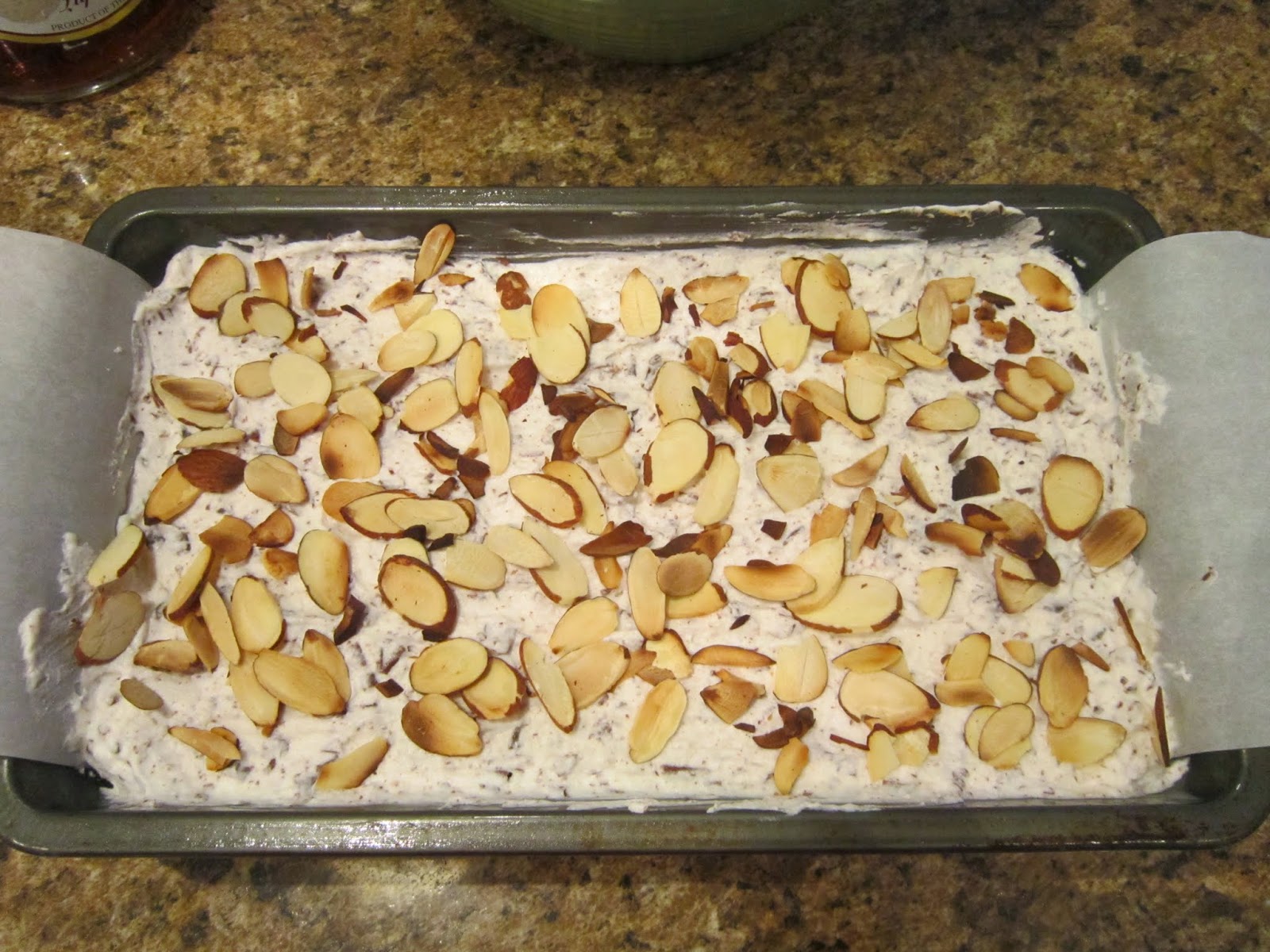 The Italian Next Door: Stracciatella Tortoni Cake w/ Espresso Fudge Sauce