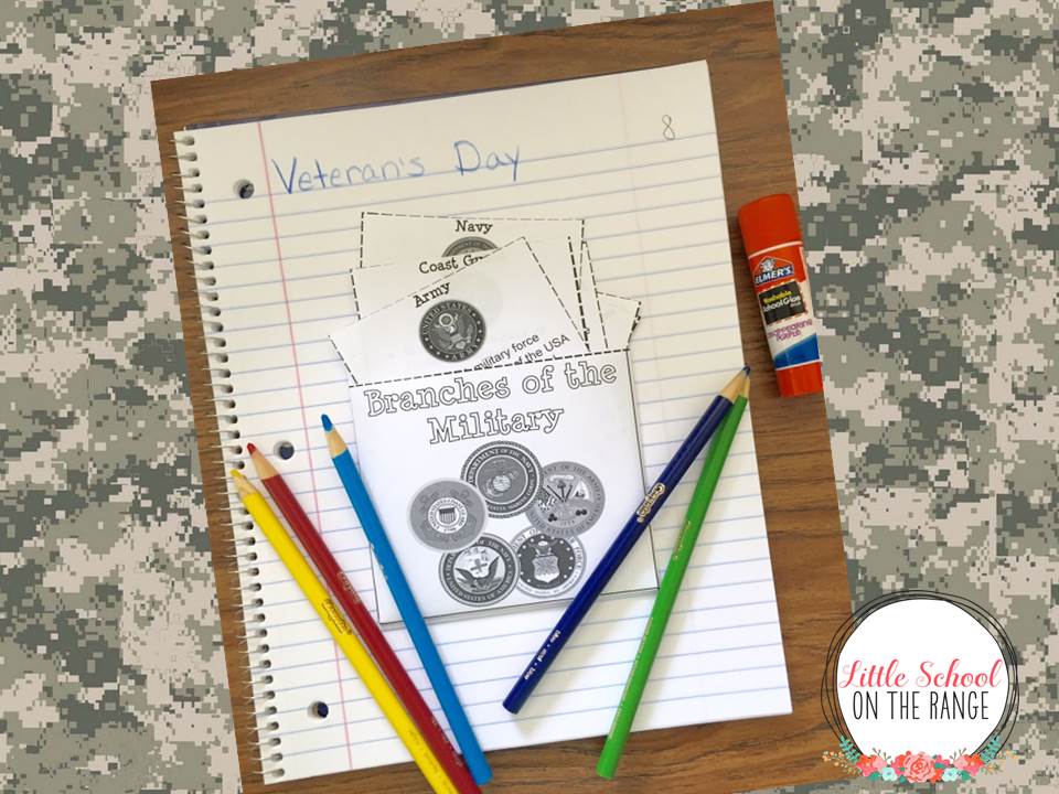 Little School on the Range: Veteran's Day for Primary Grades