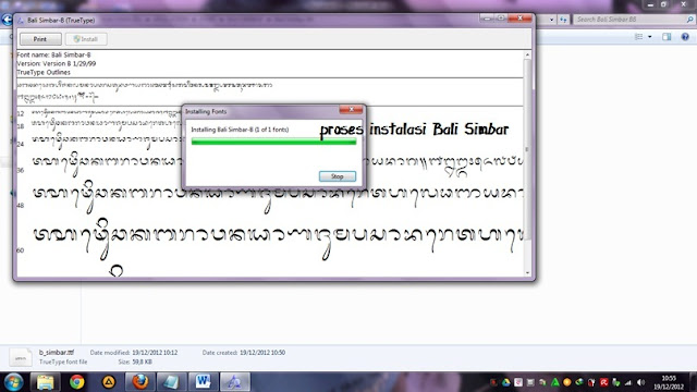 FONT BALI SIMBAR | Yuha Media Edukasi Bahasa Bali