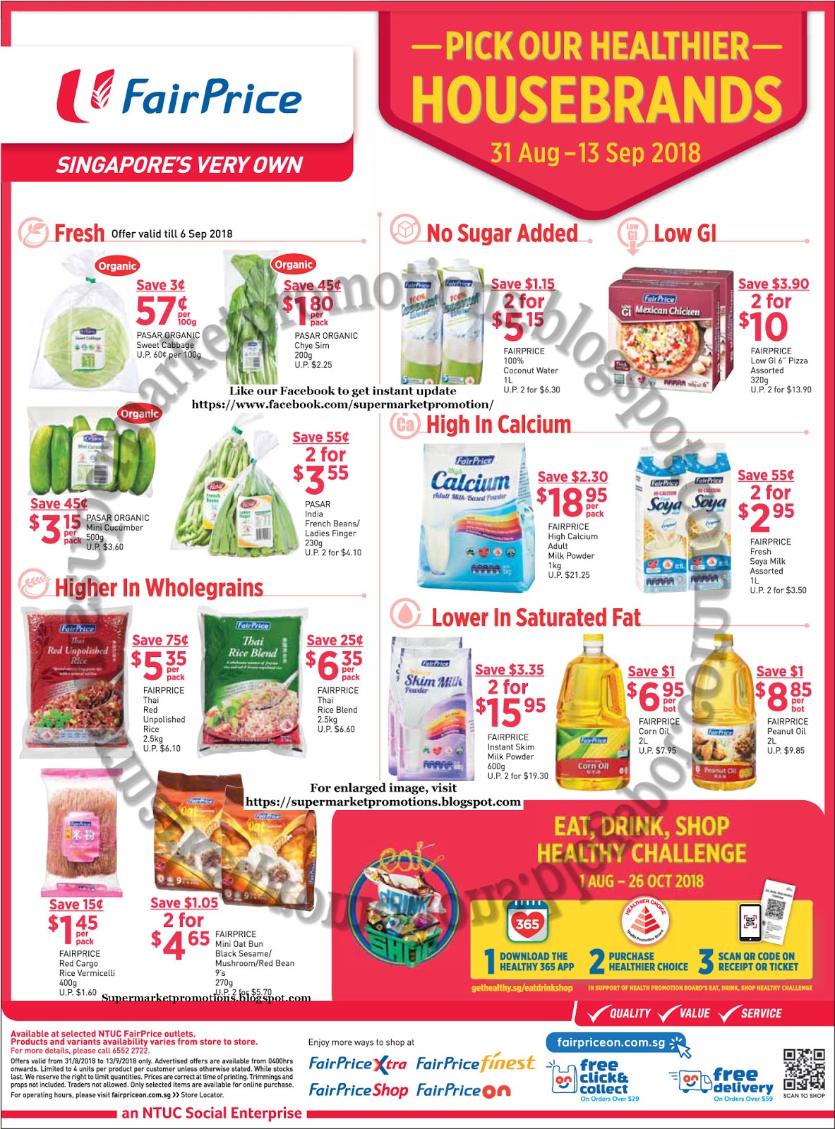 NTUC FairPrice Housebrands Promotion 31 August - 13 September 2018 ...