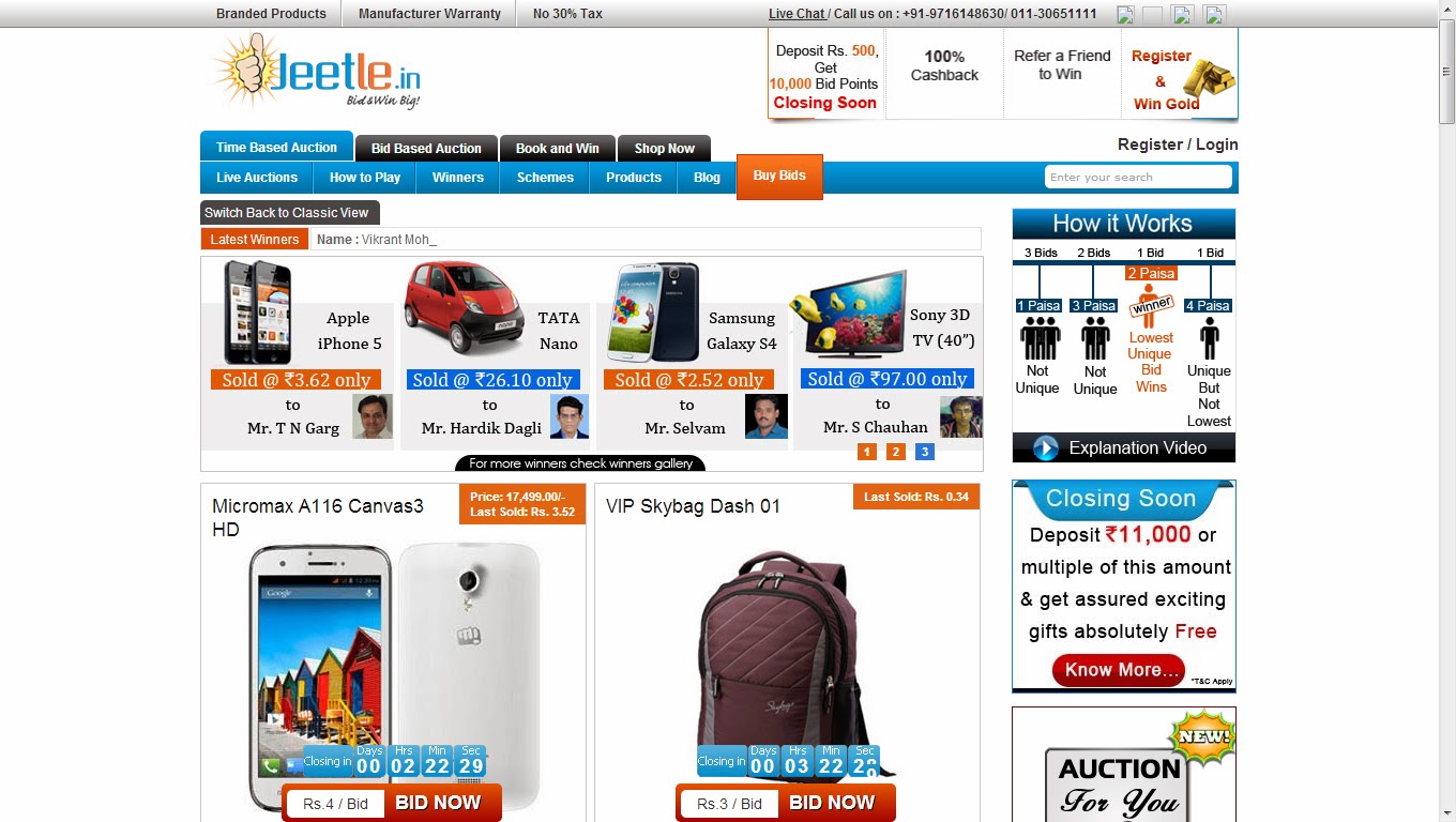 Play2Bid & Jeetle are scam: PLAY 2 BID SCAM