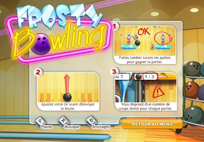 Prizee : tous les jeux !: Frosty Bowling : le jeu gratuit Prizee du jour