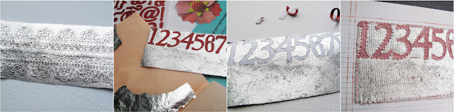 Mel Stampz: new technique? Silver Leaf & Sticky Back Canvas (step by step)