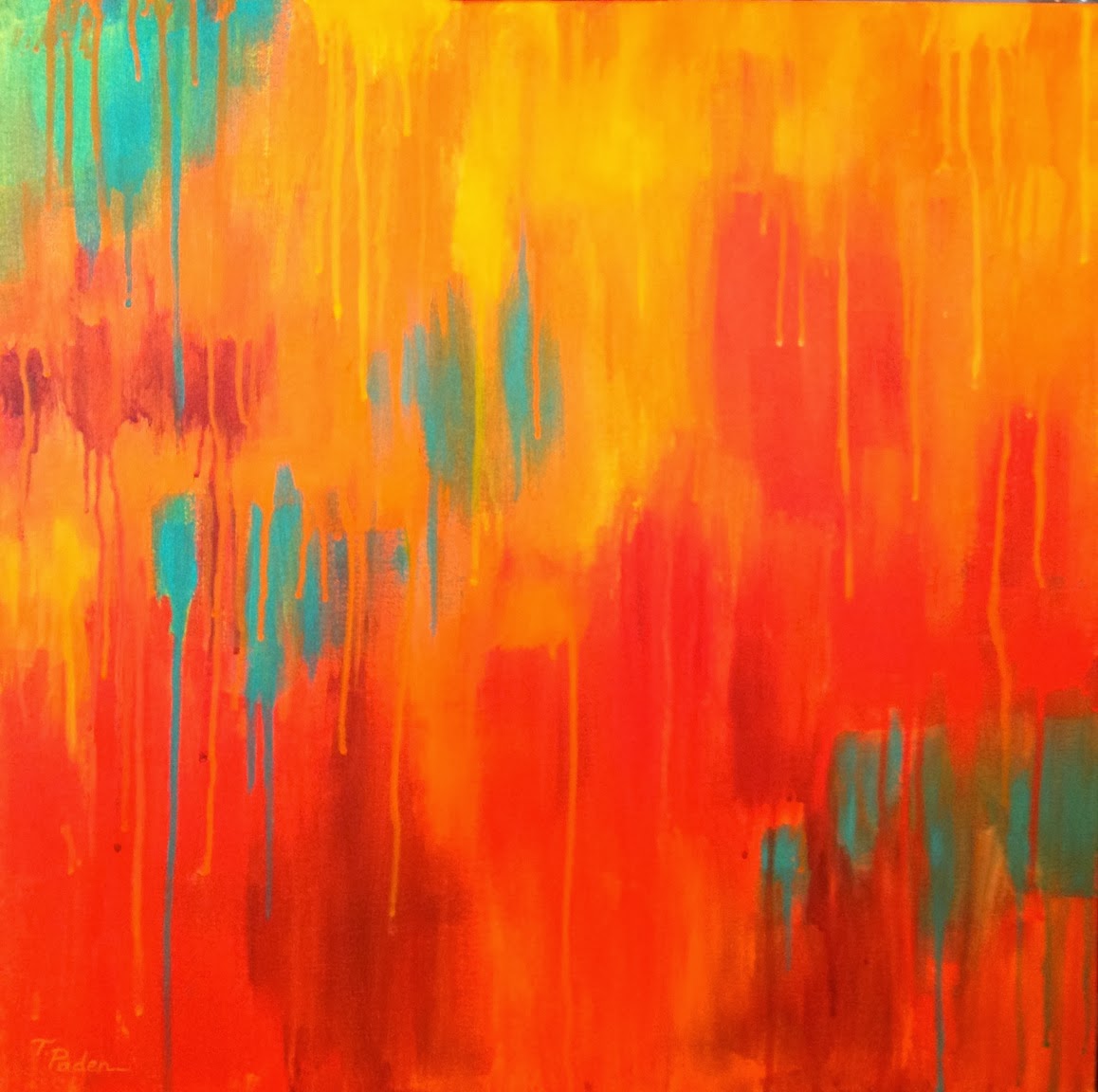 Daily Painters Abstract Gallery: Desert Light Abstract Painting by ...