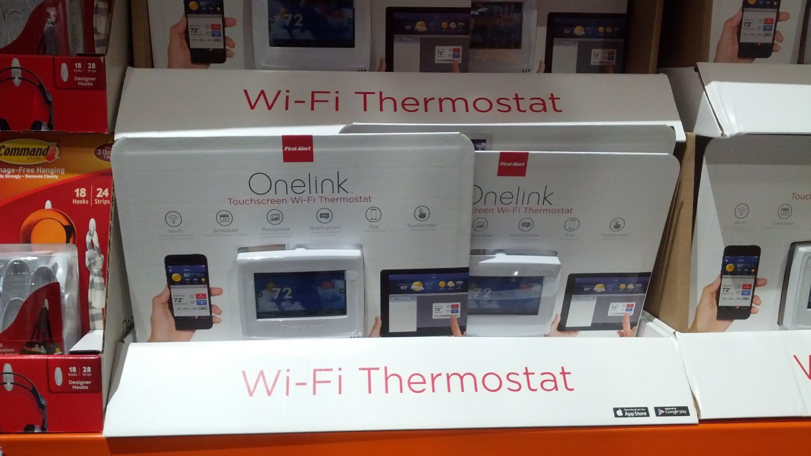 First Alert Onelink Touchscreen Wi-Fi Thermostat | Costco Weekender