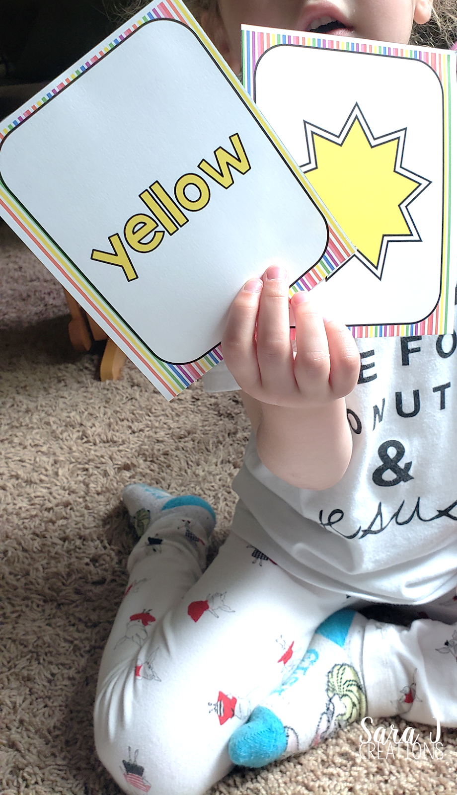 Learning Colors Memory Game | Sara J Creations