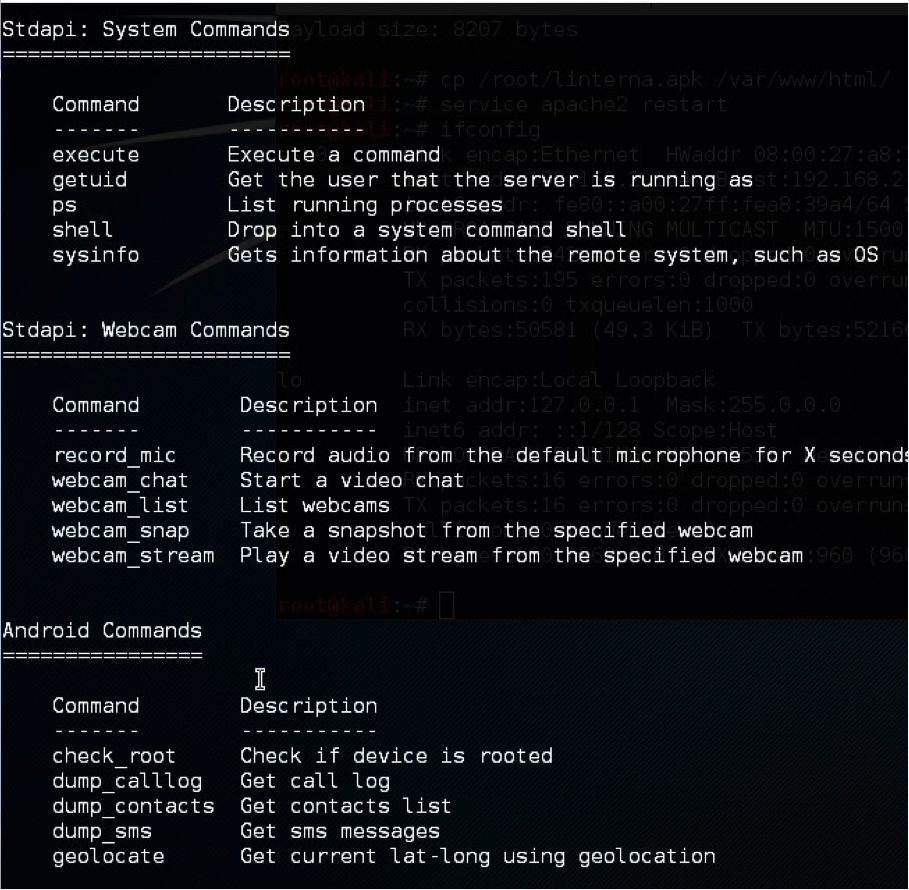 Troyanizando Android con Msfvenom