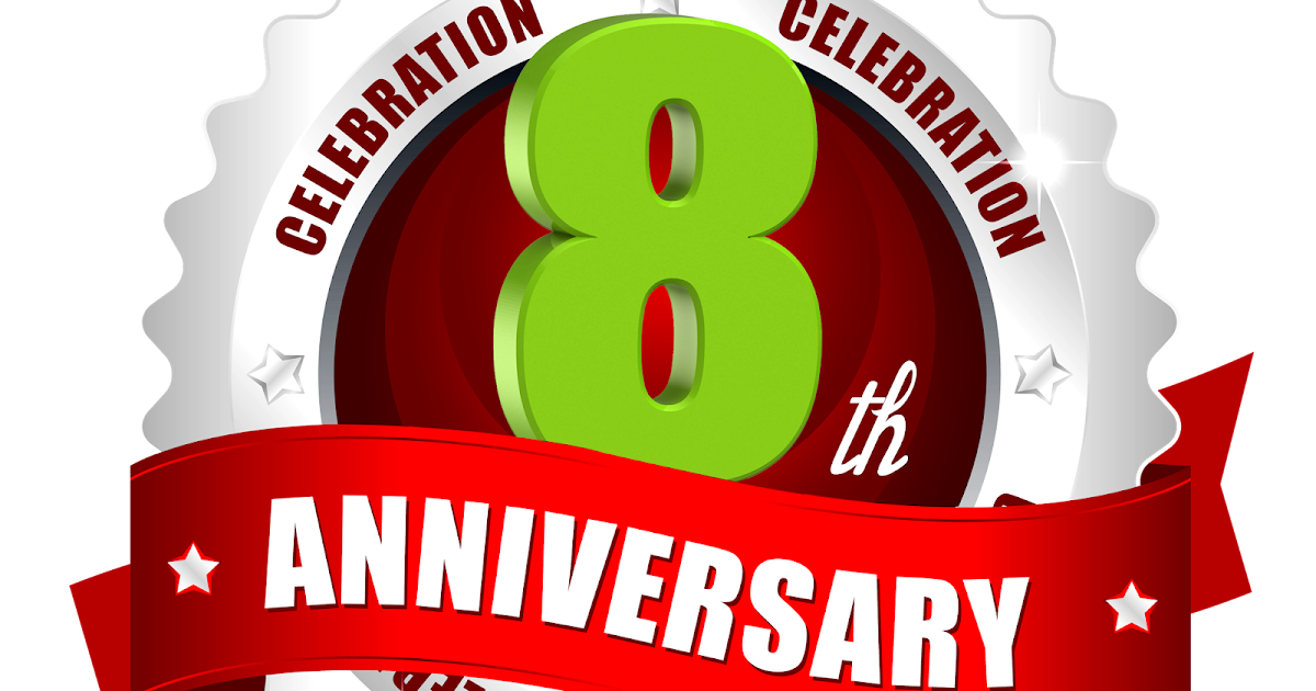 8th anniversary latest png vector logo template free downloads | naveengfx