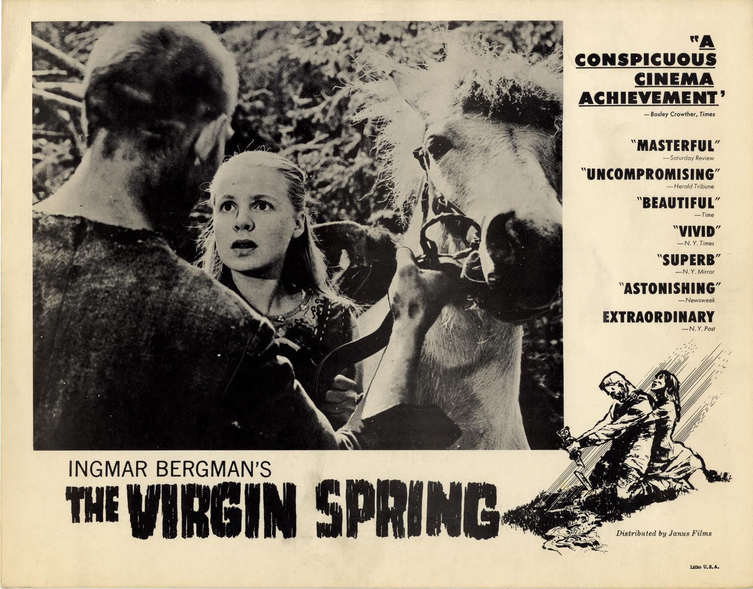 Pages de garde et écrans noirs: Cinéma: "The Virgin Spring" de Ingmar ...