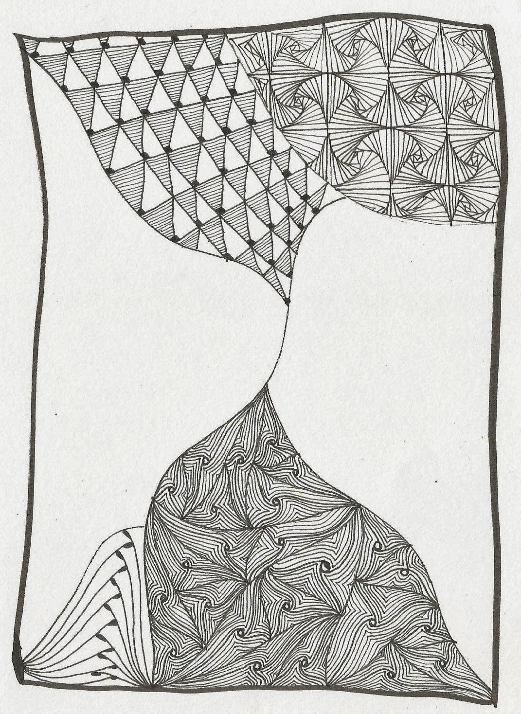 Journey Through Zentangle Art: New Tangle