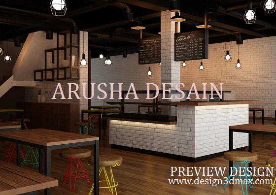 Preview design ruko masakan khas indonesia konsep industrial tempat ...