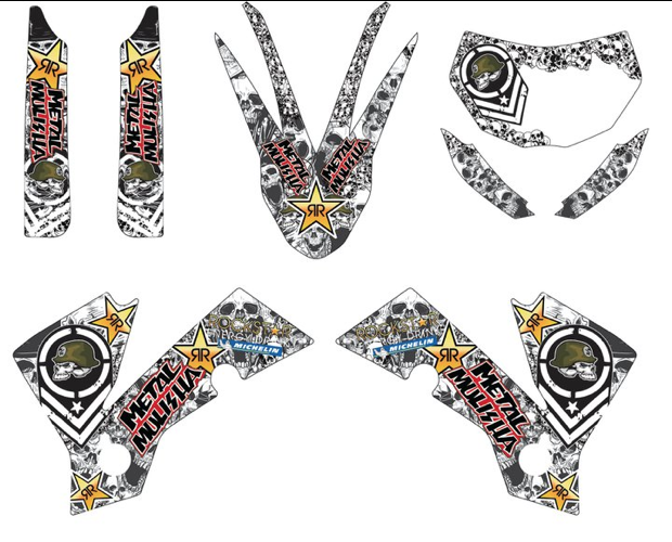 DTM 150 Decals - SuperXmoto | SuperMoto