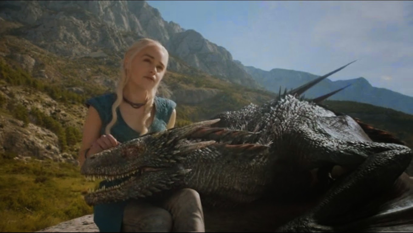 Dragões, imagens e filmes: Os Dragões de Daenerys