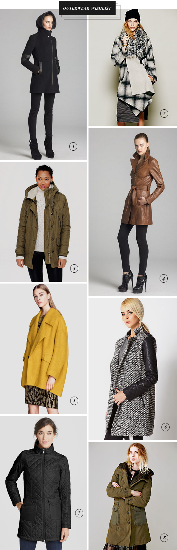 Bubby and Bean ::: Living Creatively: My Winter Outerwear Wishlist