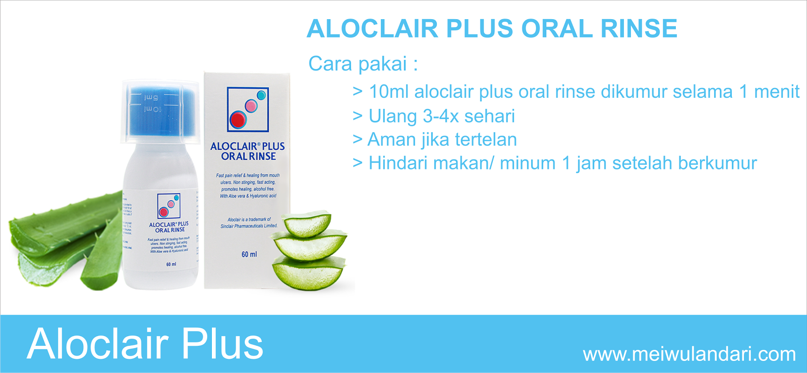 Aloclair Plus Pilihan Nyaman Atasi Sariawan Keluargaku - "MEI WULANDARI ...