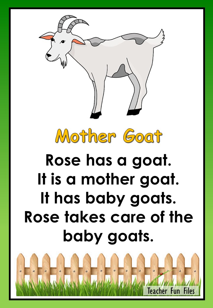 Teacher Fun Files: Reading English Practice Text for Kids