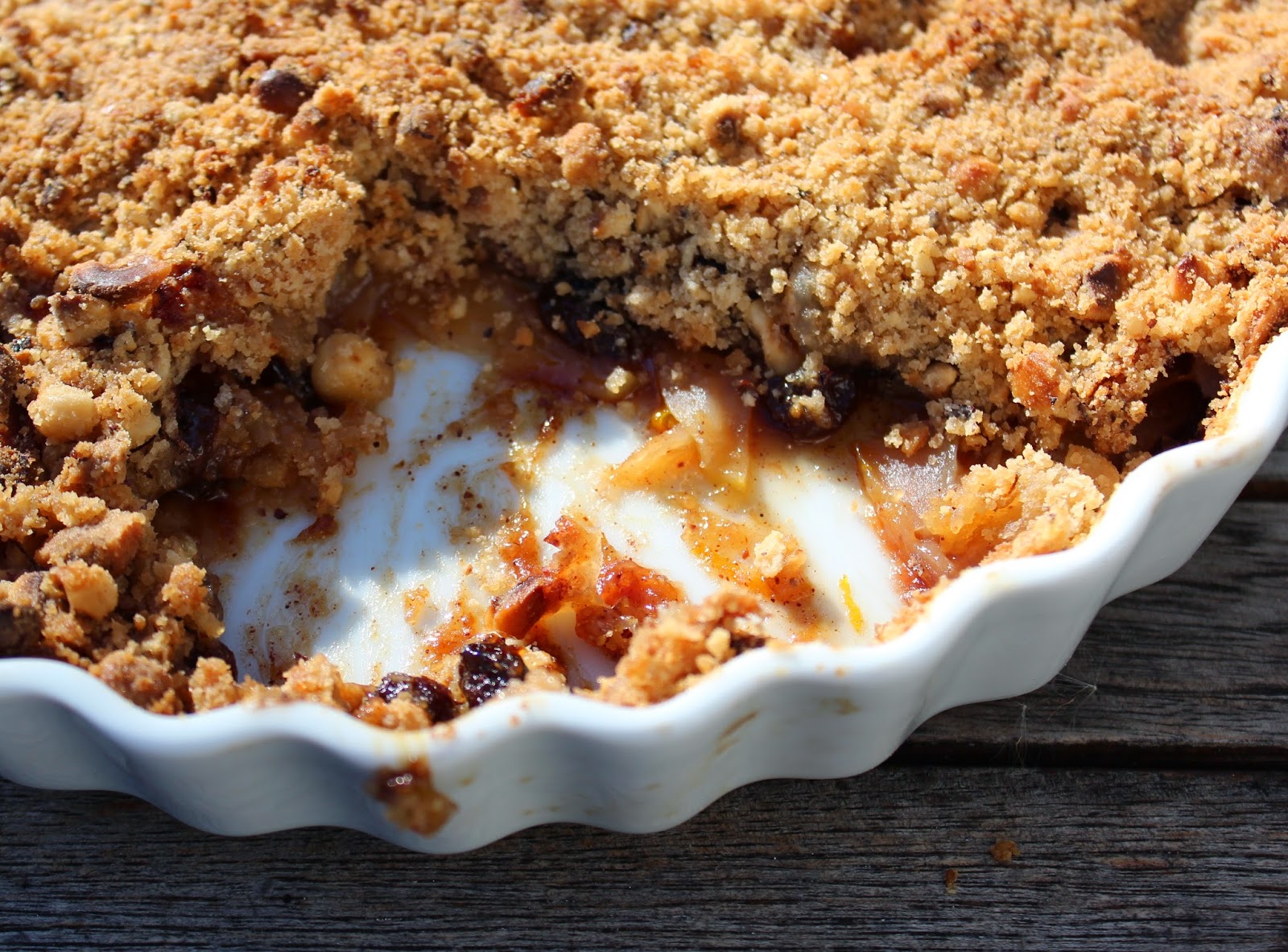 Monicas Matverden: Dessert med epler: Eplecrumble