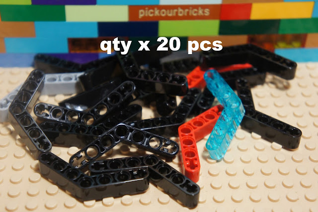 LEGO 32348 Technic ANGULAR BEAM 4x4 Bent 53 Degrees, 4 & 4 Holes ...