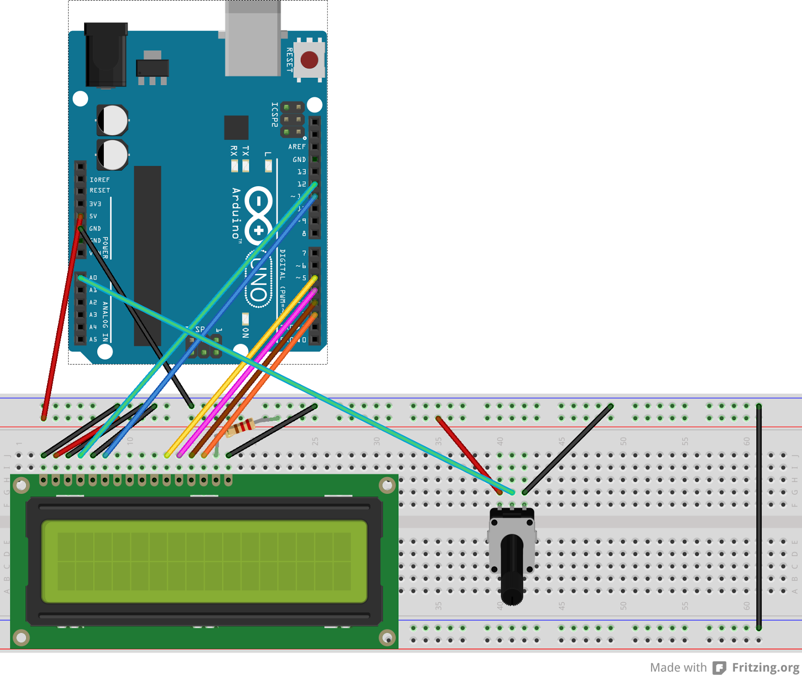 Alessandro Riva elettronica: Progress bar orizzontale LCD con caratteri ...